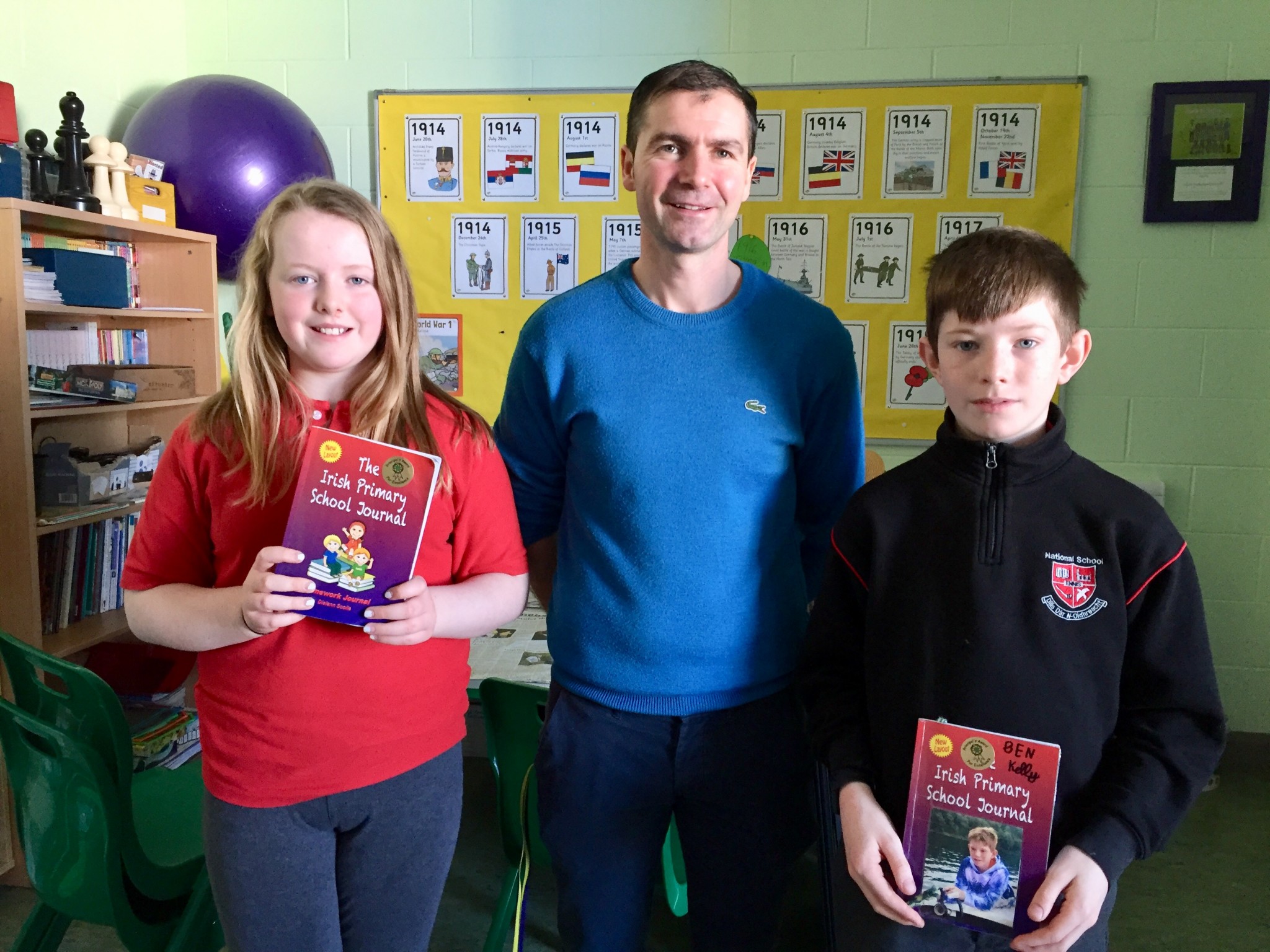 Principal’s Awards for January. - Ennis National School