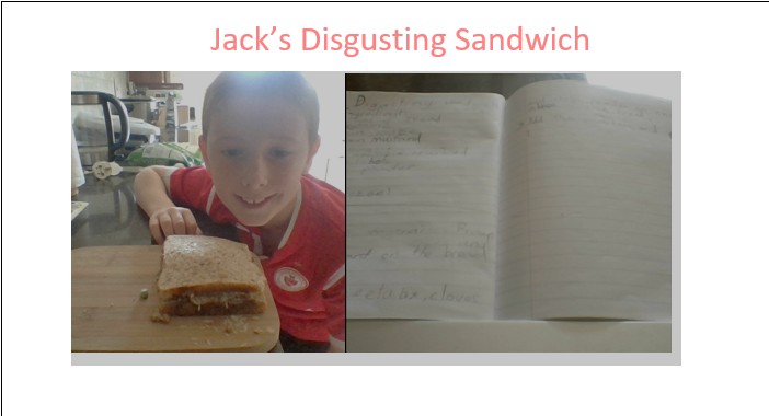 Disgusting Sandwich Recipes ! - Ennis National School
