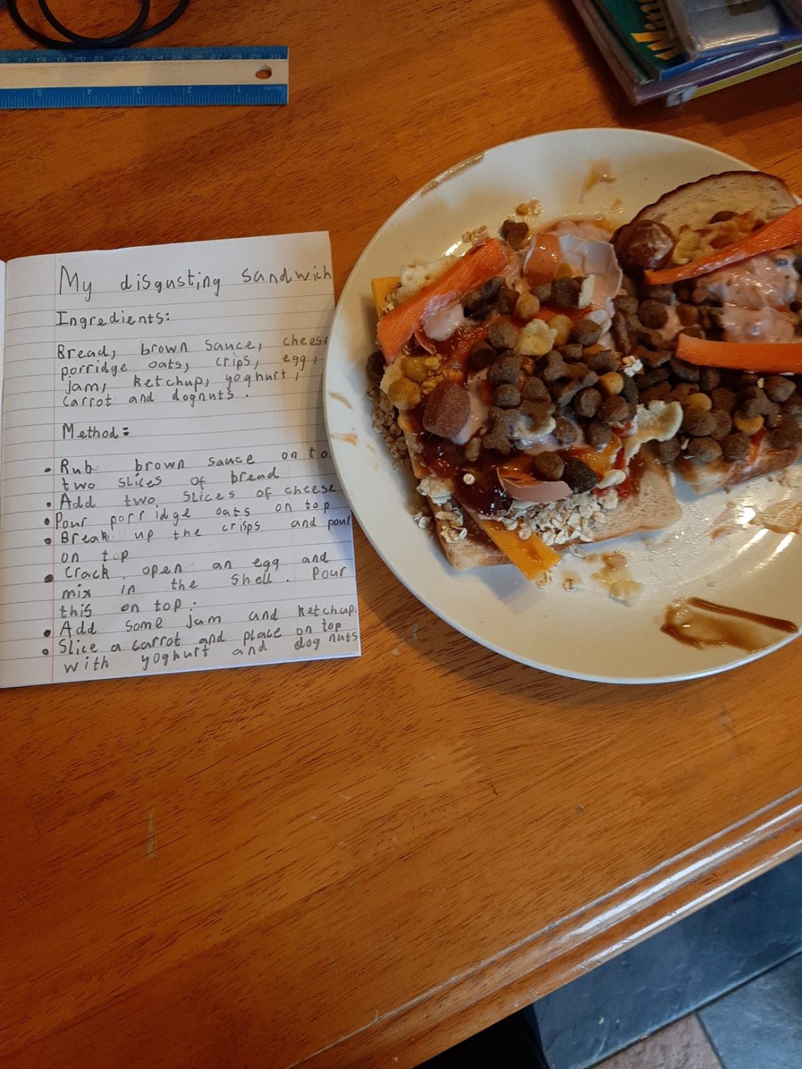 Recipes for Disgusting Sandwiches! - Ennis National School
