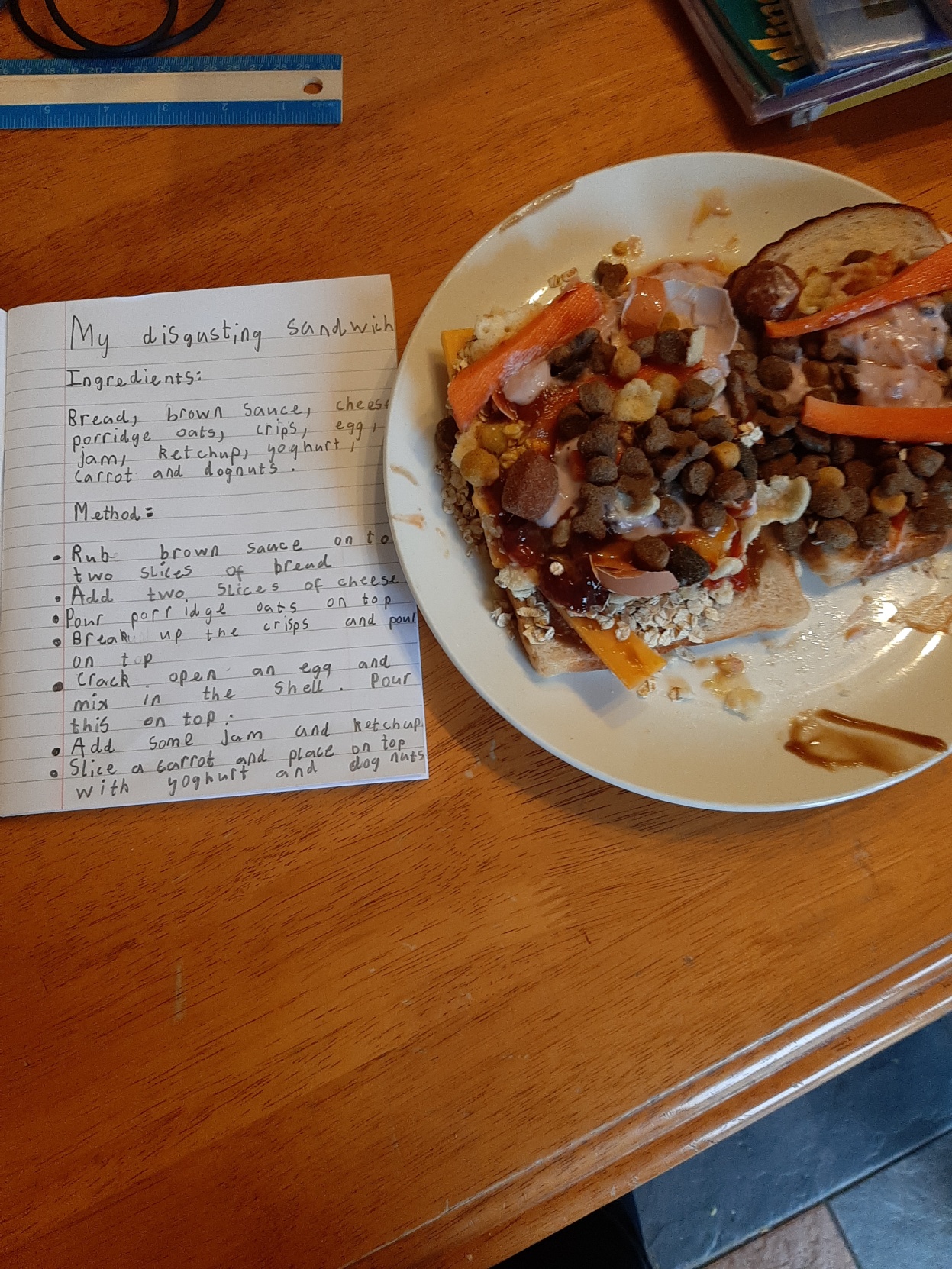 Recipes for Disgusting Sandwiches! - Ennis National School