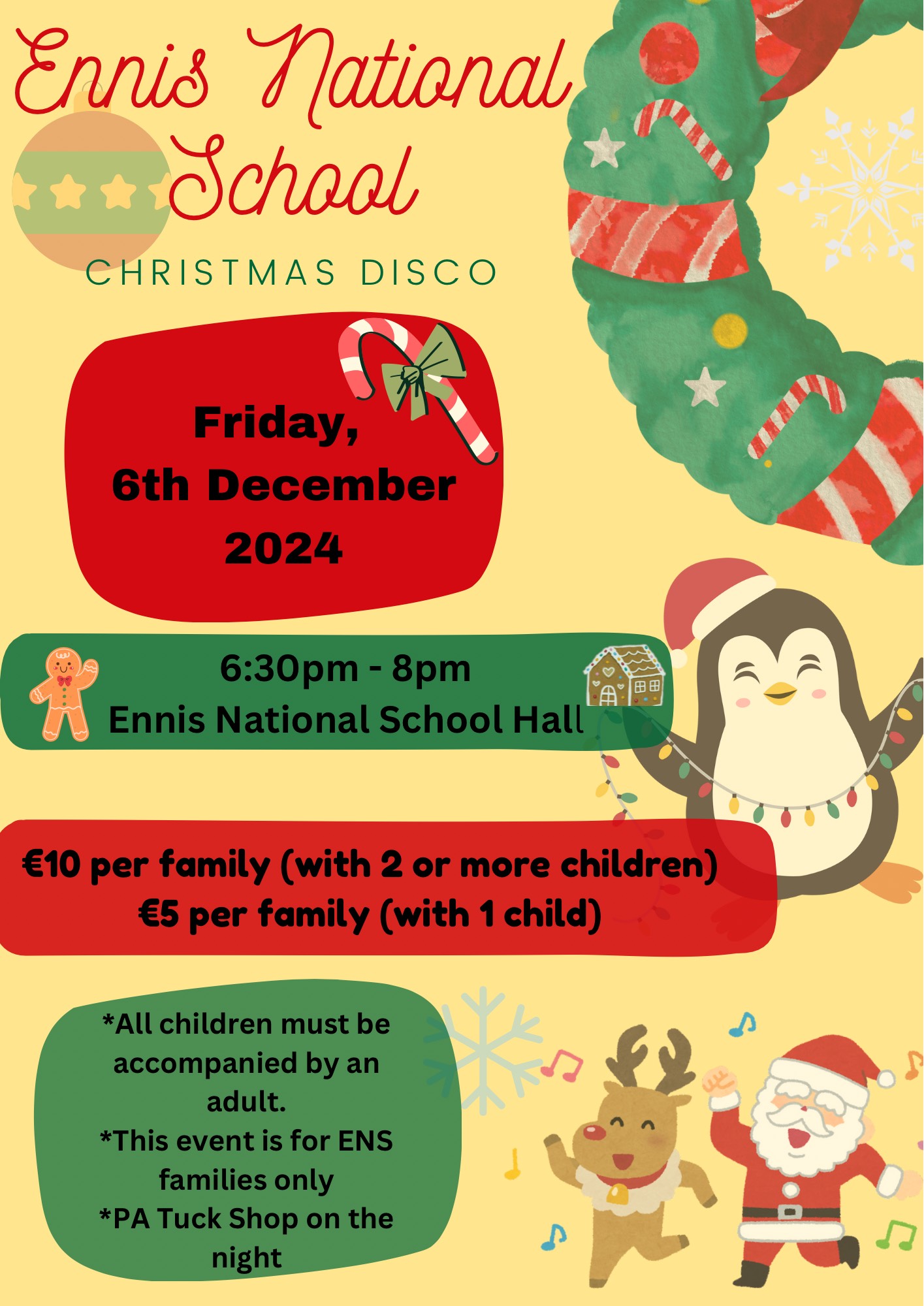 Annual Christmas Disco - Ennis National School